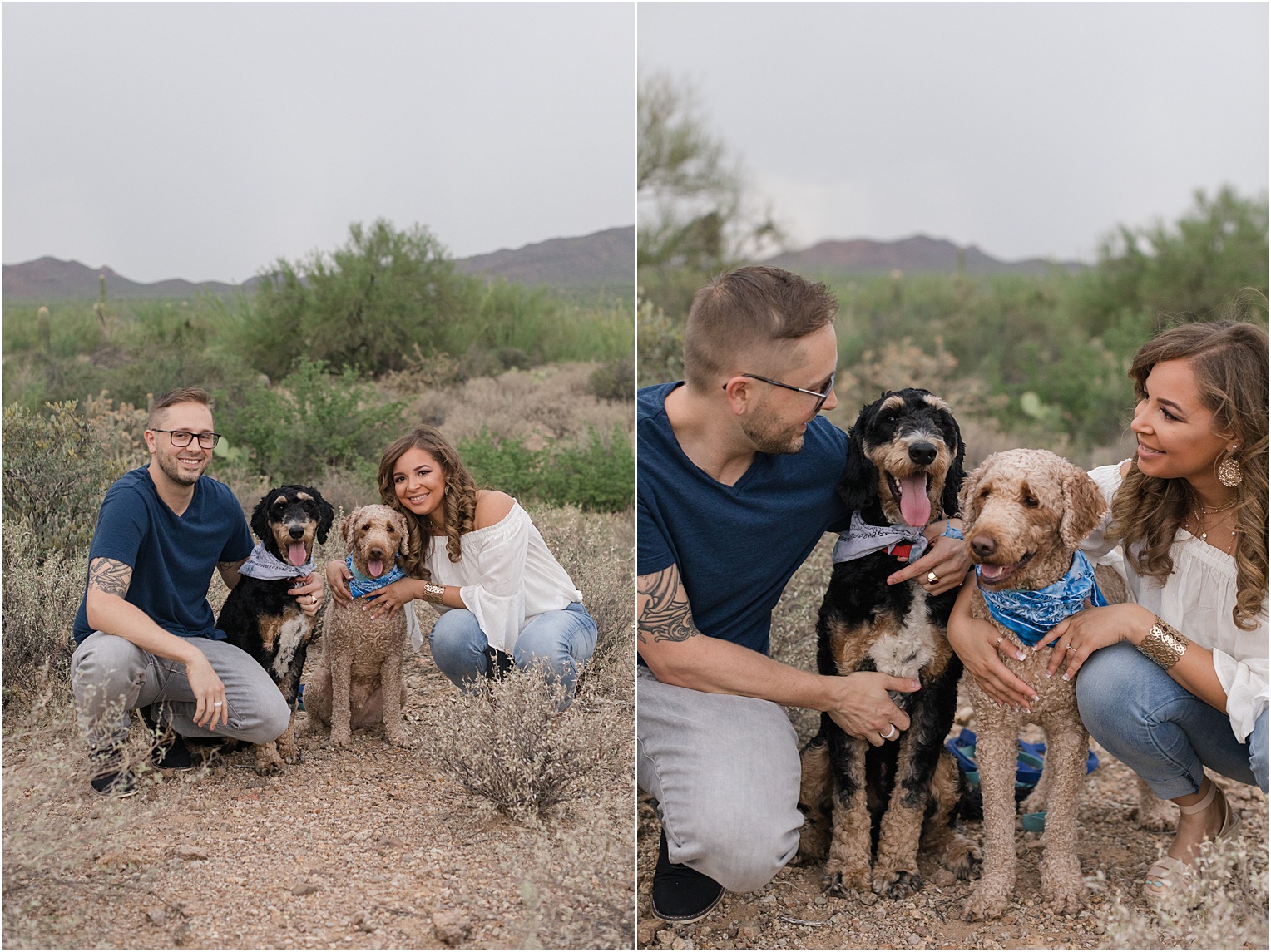 Nitasha + Kyle | Gates Pass Engagement Session | Tucson, Arizona