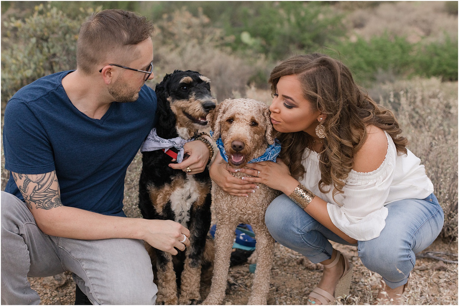 Nitasha + Kyle | Gates Pass Engagement Session | Tucson, Arizona