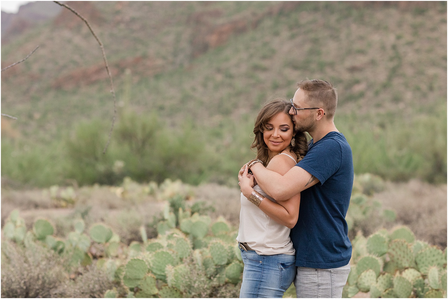 Nitasha + Kyle | Gates Pass Engagement Session | Tucson, Arizona