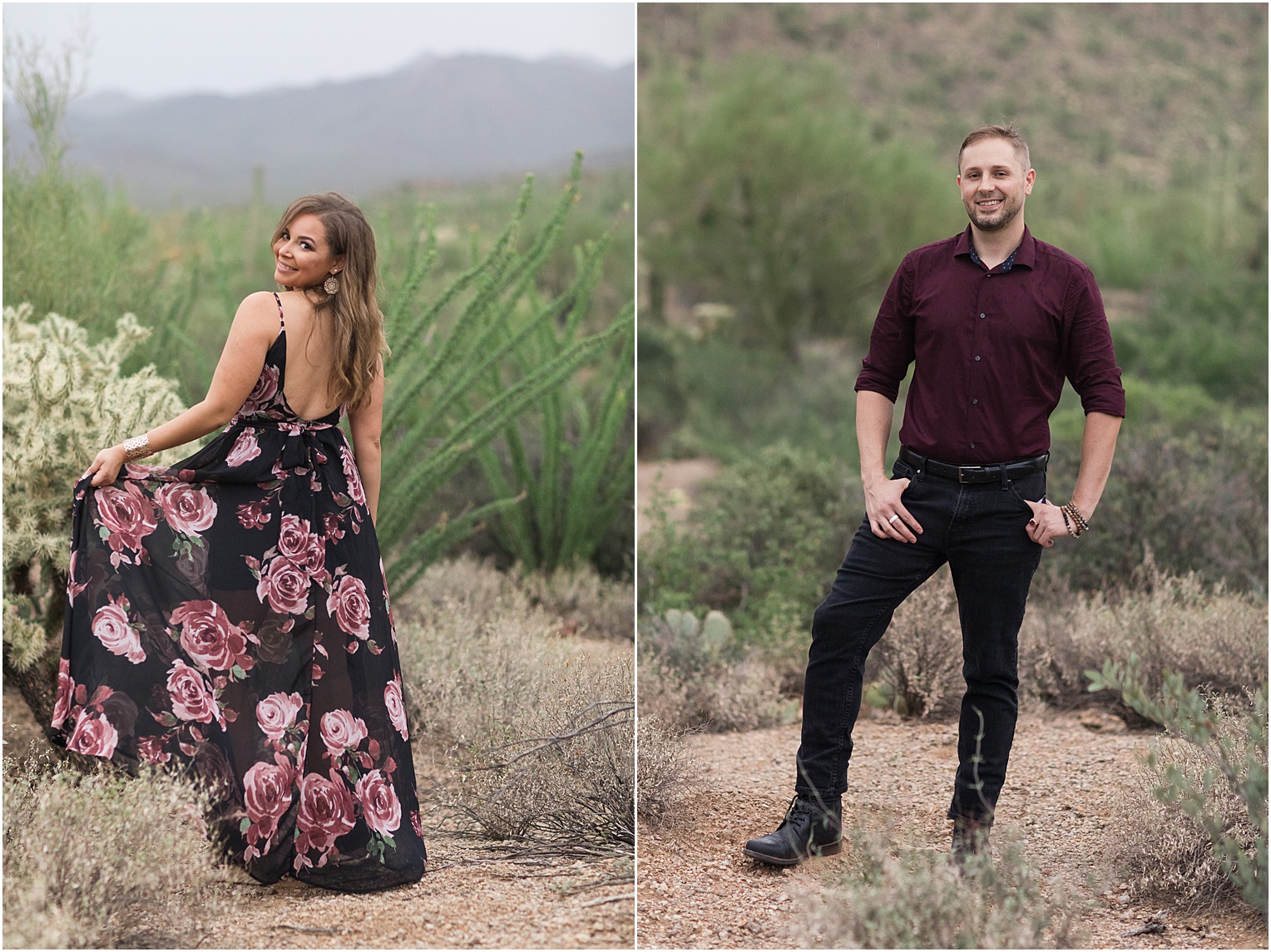 Nitasha + Kyle | Gates Pass Engagement Session | Tucson, Arizona