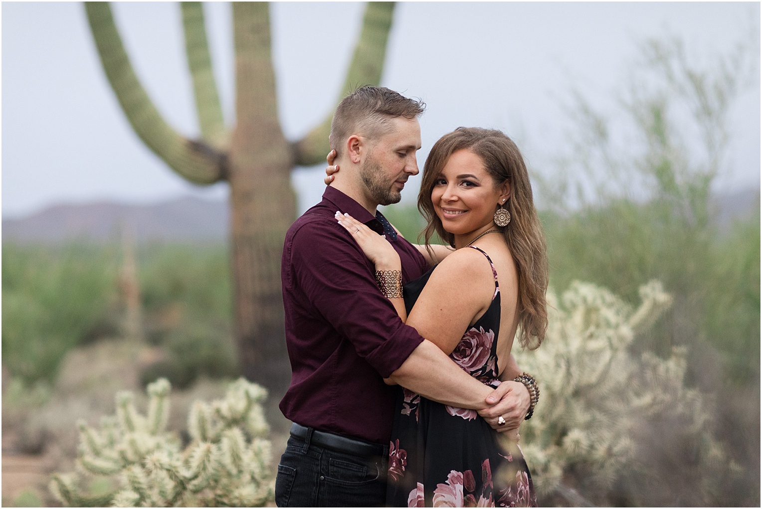 Nitasha + Kyle | Gates Pass Engagement Session | Tucson, Arizona